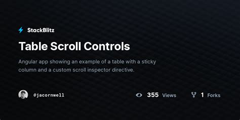 table scroll controls stackblitz