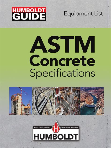 Humboldt Concrete Astm Specs Pdf Concrete Mortar Masonry