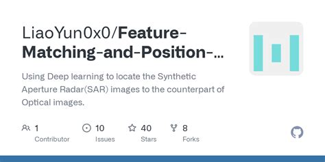 Github Liaoyun0x0feature Matching And Position Matching Between Optical And Sar Using Deep