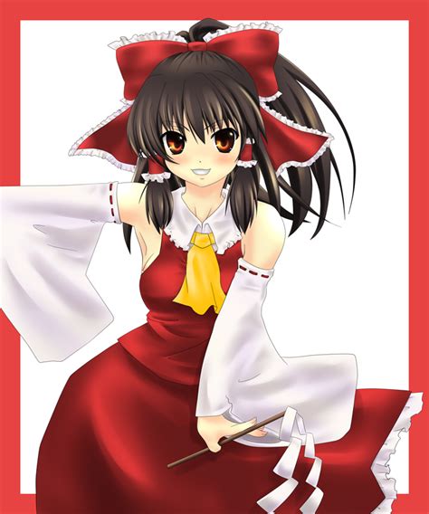 Hakurei Reimu Touhou Drawn By Akina Schism Danbooru