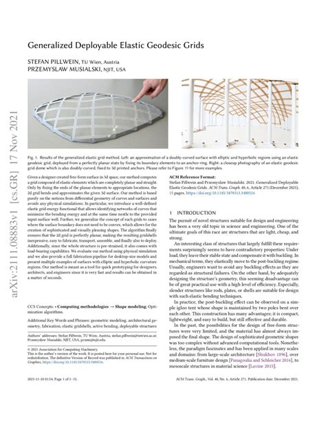 Generalized Deployable Elastic Geodesic Grids Deepai