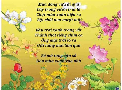 Bài Thơ Mùa Xuân Trong Vườn ️️nội Dung Hình Ảnh Giáo Án Bút Chì Xanh