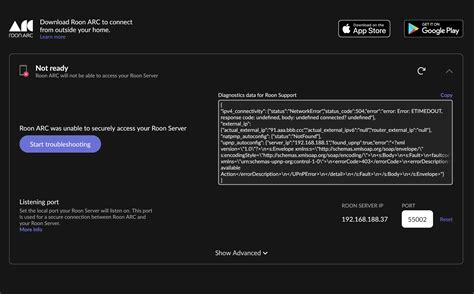 Still ARC Not Working With Cascading Routers ARC Port Forwarding Help Roon Labs Community