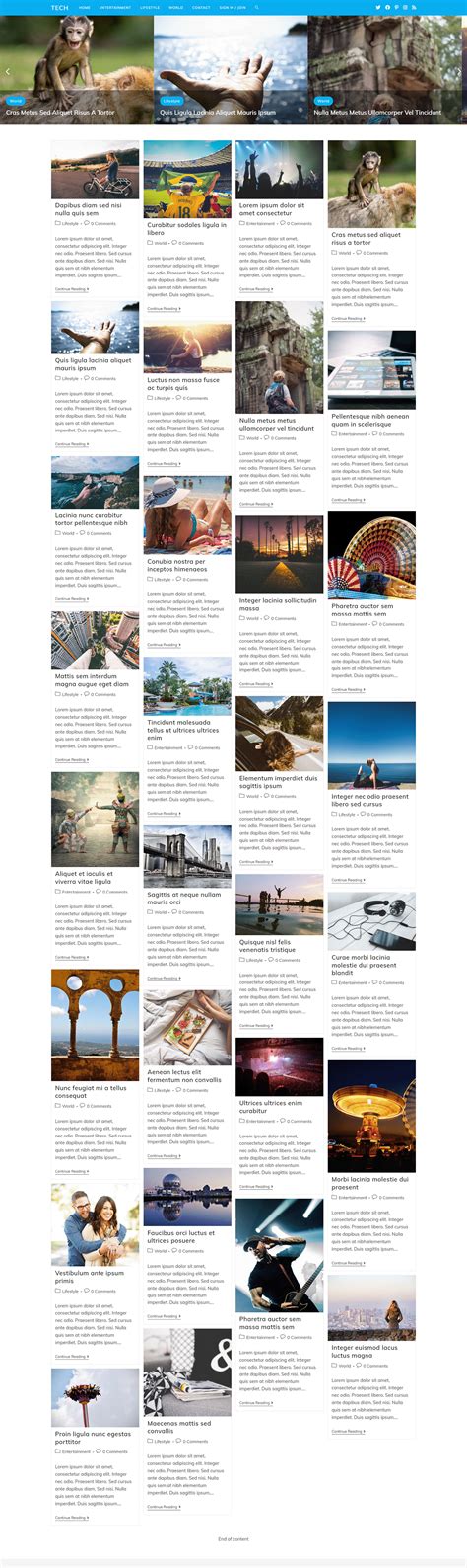 tech website design behance