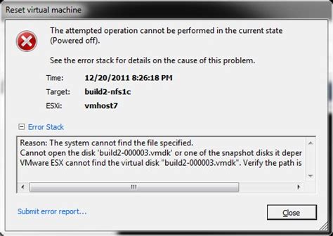 Nfs Vmware Esxi Missing Vmdk Flat Files And Snapshots But No Base Image Server Fault