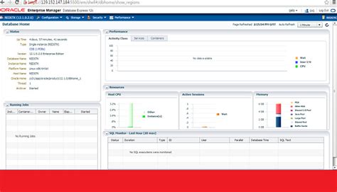 Howto Access To Opcs Oracle12c Database Express From Outside World