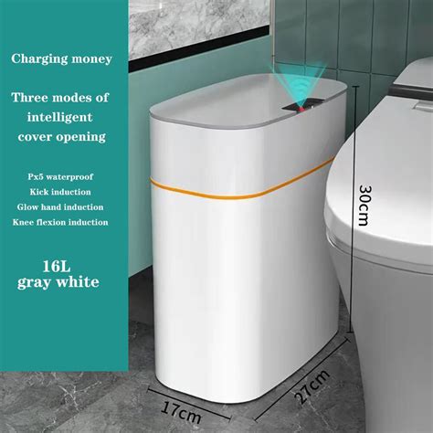 16l intelligent trash can smart sensor dustbin ele vicedeal