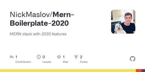 Github Nickmaslovmern Boilerplate 2020 Mern Stack With 2020 Features