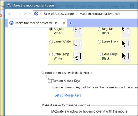 Mouse Hover Over Chrome Window Does Not Activate Post Screen Resume
