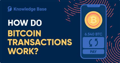 How Do Bitcoin Transactions Work Bitcoin Basics