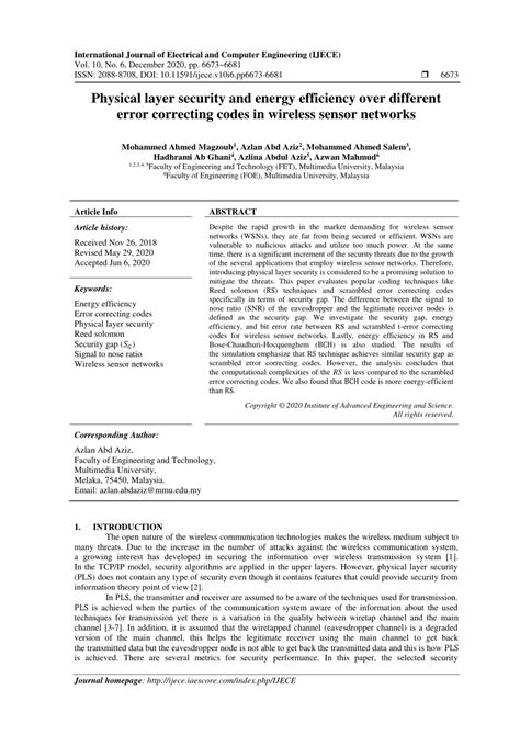 Pdf Physical Layer Security And Energy Efficiency Over Different