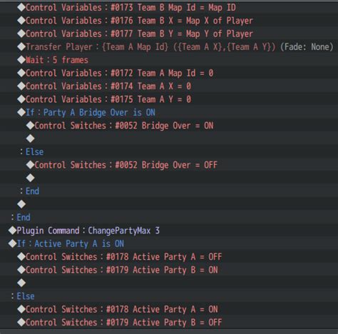 Party Swapping Not Working On Different Maps Rpg Maker Forums