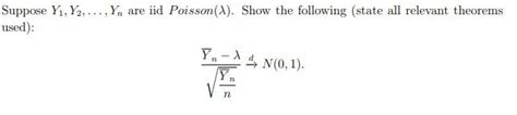 [solved] suppose y {1} y {2} ldots y {n} are ii