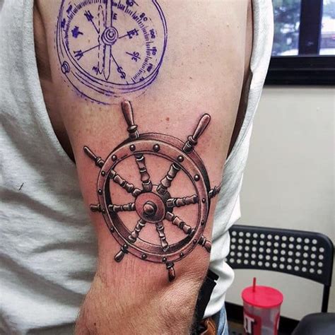Captains Wheel Tattoo