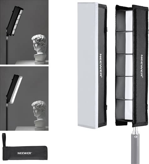 Amazon Com NEEWER Tubular Light Grid Softbox Diffuser For RGB LED Light Rod Honeycomb Grid