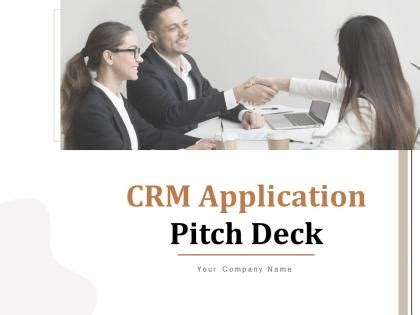 CRM Application Architecture PowerPoint Presentation And Slides SlideTeam