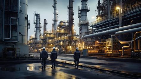 Cracking Oil And Gas Refinery Stock Illustration Illustration Of Refining Technology 321267229