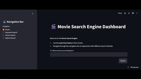 App Movie Search Engine Demo Youtube