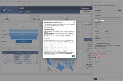 メール サブスクリプションに Copilot の概要を追加する Power Bi Microsoft Learn