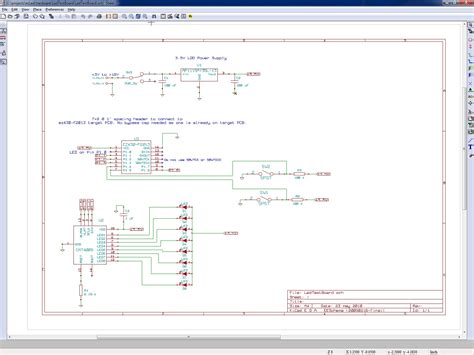Weekend Hobbyist LED Visor MSP430 Schematic Capture Layout