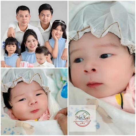 𝐌𝐫 အငယ်ဆုံးသားလေးရဲ့ချစ်စဖွယ် ပုံလေးတွေကို ထုတ်ပြလာတဲ့ ပိုးကြာဖြူခင