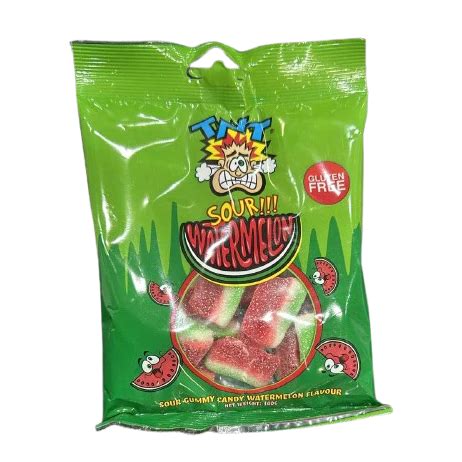 Tnt Sour Watermelon Slices 140g X 12 Units Remas Distributions Pty Ltd