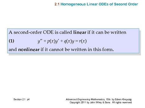 Part A Ordinary Differential Equations Odes Part A