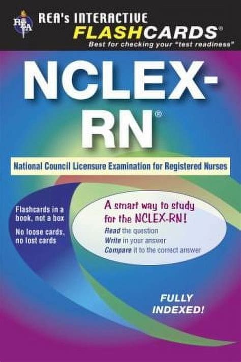 Pre Owned Nclex Rn Flashcard Book Paperback 0878914579 9780878914579