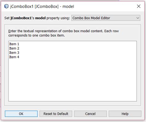 Jcombobox Cómo Crear Y Trabajar Con Una Lista Combinada Parte 1
