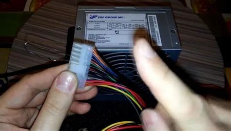 Как включить компьютерный блок питания без материнской платы Лайфхак Смотреть онлайн в