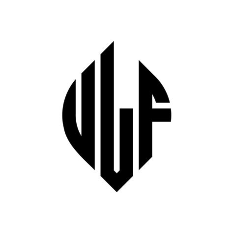 Diseño De Logotipo De Letra De Círculo Ulf Con Forma De Círculo Y