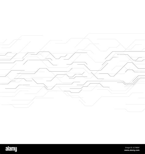 Abstract Grey Tech Circuit Board Lines Background Vector Design Stock Vector Image And Art Alamy