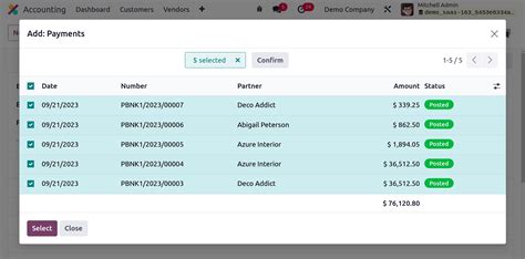 Batch Payments In Odoo 17 Accounting Odoo V17 Enterprise Edition Book