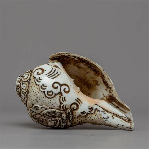 Deities Crafted Sankha Tibetan Sankha Conch Shell Master Quality Sound Healing Buddhist Sankha