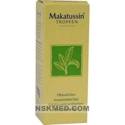 Макатусин раствор в каплях (MAKATUSSIN TROPFEN) 50 ml купить в Москве и ...