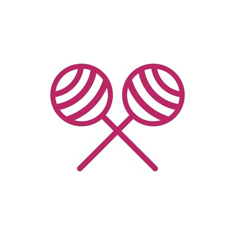 Candy Icon Logo Design Template Premium Vector