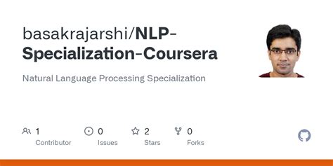 GitHub Basakrajarshi NLP Specialization Coursera Natural Language Processing Specialization