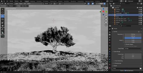 manga style shader rendered in eevee r blender