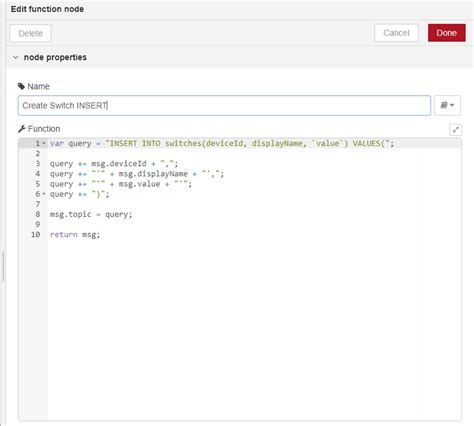 hubitat nodered mysql grafana long read integrations hubitat