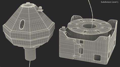 Tsunami Detection Buoy In Cable Deployment Phase 3d Model Turbosquid 2413155