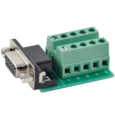 Rs232 Breakout Db9 Female To Terminal Block Adapter Grid Connect
