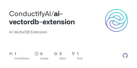 Releases · Conductifyaiai Vectordb Extension · Github