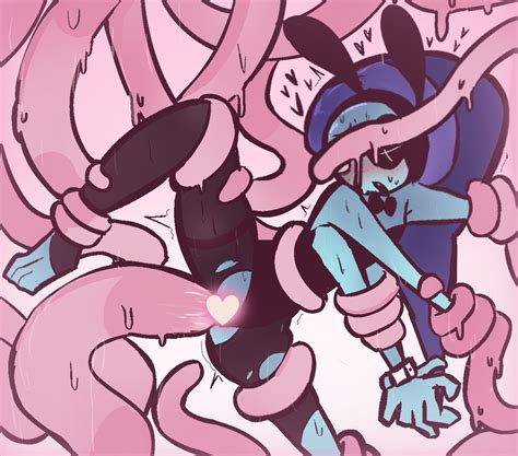 Rule 34 Astro Dandys World Blush Bunny Ears Bunnysuit Censored Censored Genitalia Dandys