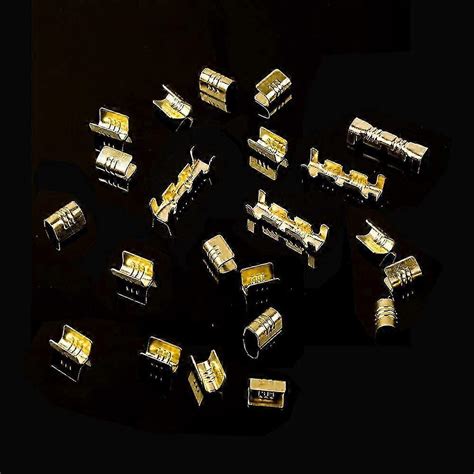 550 Pcs U Shape Copper Ring Terminals Crimp Kit Terminal Connector Crimping Buckle Cable Clip