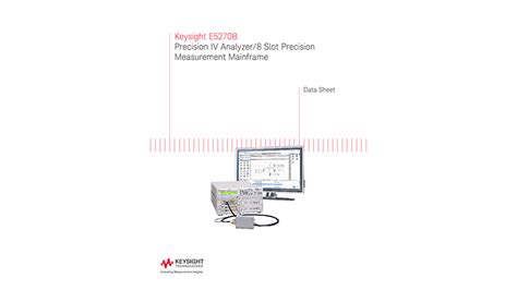 E5260a E5270 Modular Source Measure Units Keysight