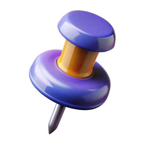 Push Pin 3d Asset 45800586 Png