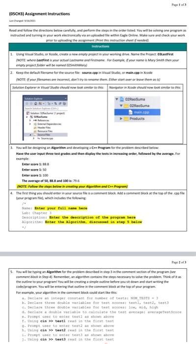 Solved I Paye T Of 3 5 You Will Be Typing An Algorithm For