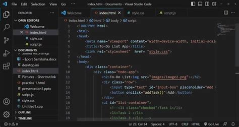 Video Samiksha Agarwal On Linkedin Webdevelopment Intern Task2 Octanet Html Css Javascript