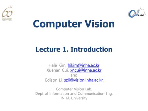 Computer Vision Introduction To Image Processing