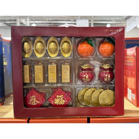 台中小蜜蜂美式賣場代購 開發票統編 恭喜發財 掛飾 20件組 新年 過年 台中小蜜蜂美式賣場代購 Iopen Mall